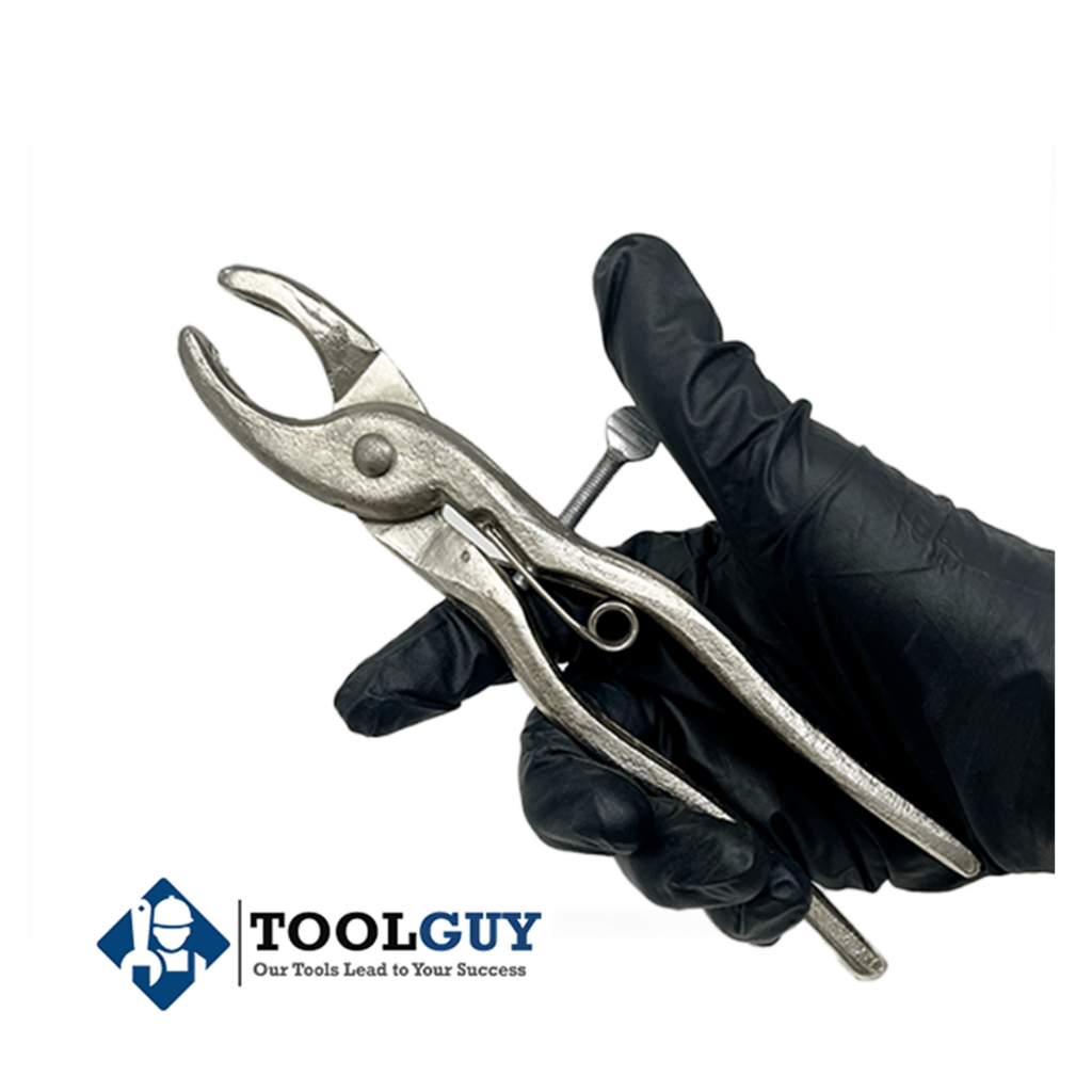 8" Hog Ring Pliers with Spring & Bolt – Heavy Duty - ToolGuy