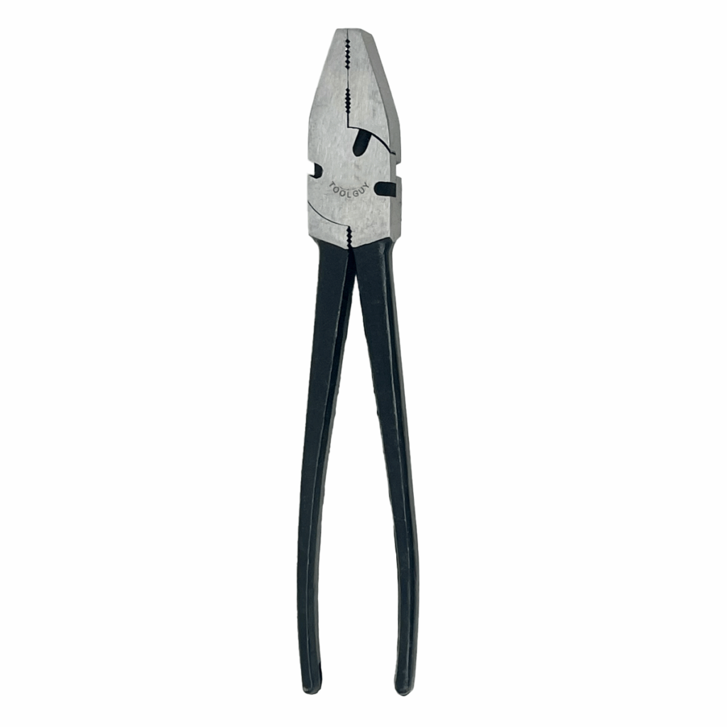 10" Square Button Nose Utica Fence Pliers - ToolGuy